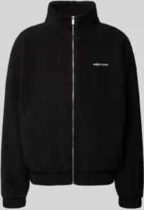 Pegador Regular Fit Fleecejacke mit Label-Stitching