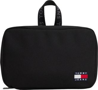 Tommy Jeans Herren TJM ESS Daily Nylon Washbag Am0am13691 Kulturbeutel, Black (Black)
