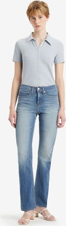 Levi's Bootcut-Jeans LEVIS 315 Shaping Boot, Damen, Gr. 32, Länge 32, blau (smudged line), Denim/Jeans, Obermaterial: 80% Baumwolle, 14% Polyester, 6% Elasth