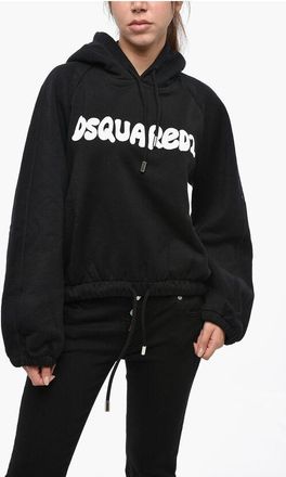Dsquared2 Solid Color ONION FIT Hoodie with Elastic Edge size M