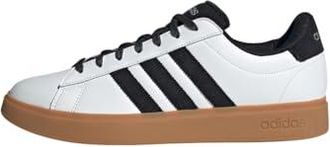 adidas Homme Grand Court 2.0 Chaussures, Cloud White Core Black Gum, 46 EU