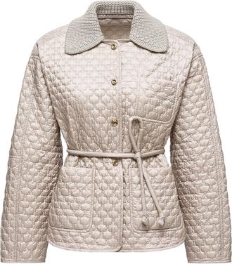 Moncler Doudoune courte à ceinture Raray