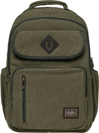 KAUKKO Schöner und durchdachter Rucksack mit Laptopfach für 15 Zoll Schule Uni 22L, Grün Jnl-kf17-08, one size, Tagesrucksack