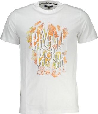 Cavalli Short Sleeve Tee - - Tops - Herren - Wei&szlig; - 2XL