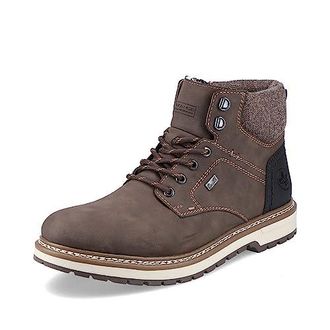 Rieker Homme Bottines F3812, Monsieur Bottines &agrave; Lacets,Hydrofuge,riekerTEX,Chukka Boot,Demi-Bottes,Botte &agrave; Lacets,Marron (Braun / 25),43 EU / 9 UK