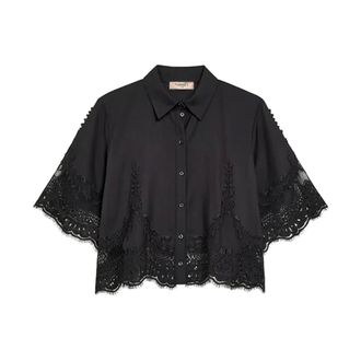 Twinset Femme, Blouses et Chemises, Noir, Taille: 38 FR Chemises