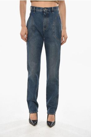 Alaia High-waisted Slim Fit Denims 16cm Gr&ouml;&szlig;e 40