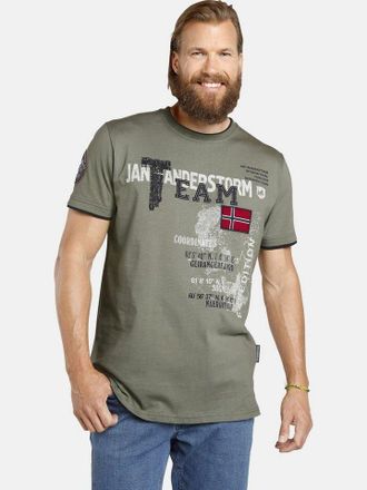 Jan Vanderstorm T-Shirt S&Ouml;LVE aus robustem Baumwolljersey