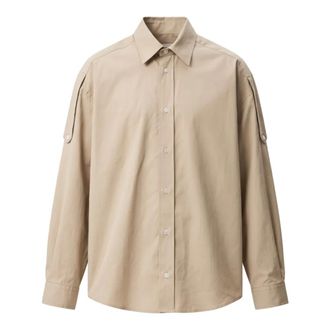 Adnym Atelier Adnym Atelier - Sergeant Shirt - Homme - Chemises - Beige - Taille: S