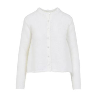 Loewe Mohair Cardigan - - Knitwear - Damen - Wei&szlig; - XS