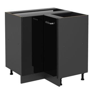 Vicco Meuble dangle R-Line, Noir Haute brillance, 75.6 cm, pt Anthracite