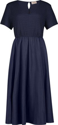 Cartoon Midikleid Damen mit Eingrifftaschen