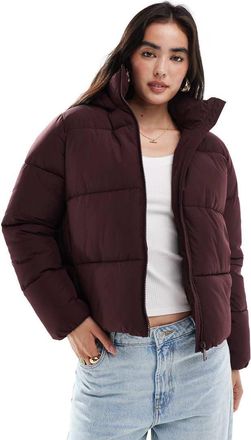 New Look Doudoune courte - Bordeaux-Rouge