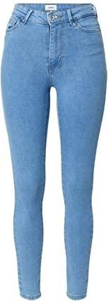 Only Onliconic Hw SK Long Ank DNM Noos Pantalon Skinny Jean, Denim Bleu médium, 32W / 32L Femme
