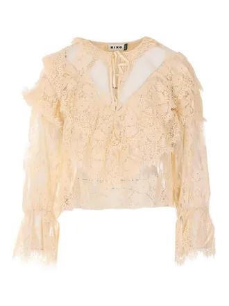 Rixo Top - Beige