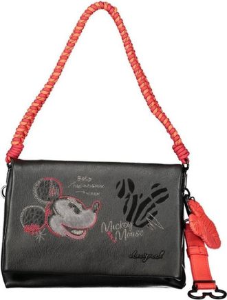 Desigual Micky Maus Handtasche mit Stickerei - - Bags - Damen - Schwarzk - ONE SIZE