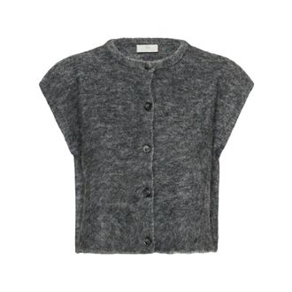 Kaffe KAuma Vest - - Knitwear - Damen - Grau - XS