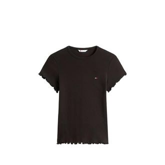Tommy Hilfiger T-shirt droit en coton m&eacute;lang&eacute;