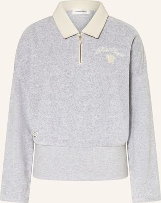 Fabienne Chapot Frottee-Poloshirt Hugo grau