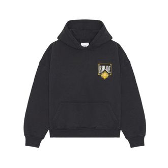 Rhude Herren, Sweatshirts & Hoodies, Schwarzk, SGr&ouml;&szlig;e