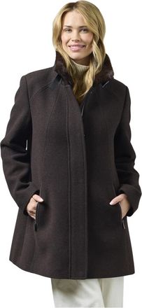 Junge Omega Jacke - - Coats - Damen - Braun - XL