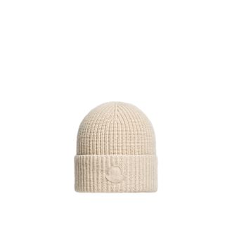 Moncler Moncler Cashmere Beanie, Women, Beige, Size: One Size