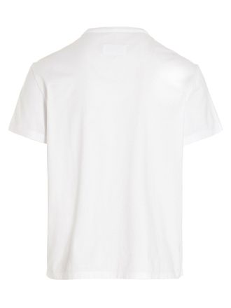Maison Margiela Logo-Embroidered Cotton T-shirt - White
