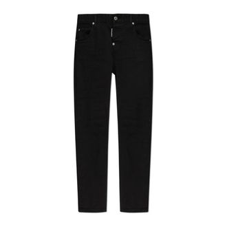 Dsquared2 Garment Dyed Teddy Jeans - - Jeans - Damen - Schwarzk - M