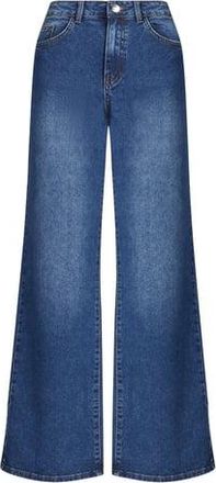 Object Jeans Wide en coton m&eacute;lang&eacute;