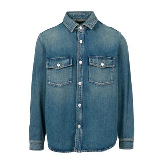Mauro Grifoni Homme, Chemises, Bleu, Taille: XL Chemise en jean