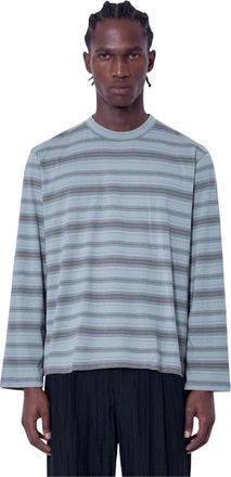 Our Legacy Tee-shirt Manches Longues Box - Homme - Tops - Gris - Taille: 2XL