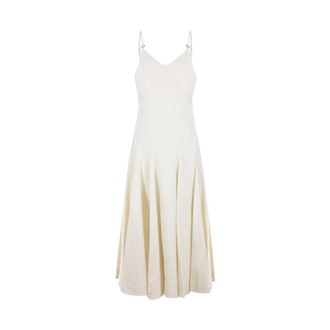 Bottega Veneta Elegantes Midi-Tageskleid - - Dresses - Damen - Wei&szlig; - XS