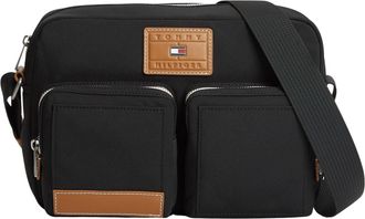 Tommy Hilfiger Herren Th Casual Flag Ew Crossover Am0am14263 Andere Handtaschen, Black (Black)