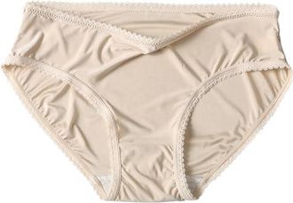 Generic Culotte sans Couture Femme Culotte Femme sans Couture Culotte Femme De Classique Tangas Personnalis&eacute; Logo Lettres Ray&eacute; Taille Basse Invisible Bikini s