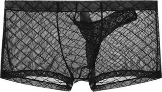 Generic String Homme sous Vetement Homme Sexy &Eacute;rotique Jockstrap De Toutes Saisons sous V&ecirc;tement Mesh Uni L&eacute;ger Et A&eacute;r&eacute; Tenue Exotique Polyvalente pour Maison