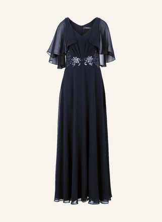Vera Mont Abendkleid Mit Pailletten blau
