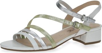 Caprice Caprice Damen 9-9-28200-20 Sandale Absatz, White/Lime, 40 EU