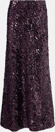 Paco Rabanne Maxirock mit Pailletten