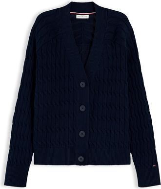 Tommy Hilfiger Strickjacke Cable Oversized
