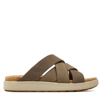 Keen Pantoletten Keen Elle Mixed 1027277 Braun