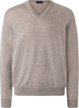 Maerz Herren Strickpullover aus Schurwolle Classic Fit