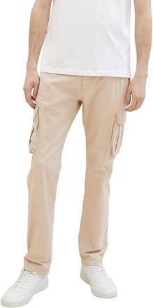 Tom Tailor Herren Regular Fit Cargo Hose aus Baumwolle, 11704 - Silver Ecru, XXL