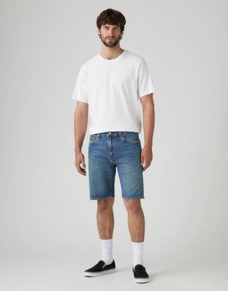 Levi's Shorts 405- Shorts in Blau in regul&auml;rer Passform und schwarzer Rinse-Waschung
