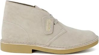 Clarks Homme, Chaussures, Gris, Taille: 43 EU Chaussures &agrave; lacets en cuir avec semelle synth&eacute;tique