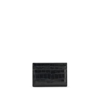 Tom Ford Krokodil-Print Kartenhalter - - Accessories - Herren - Schwarzk - ONE SIZE