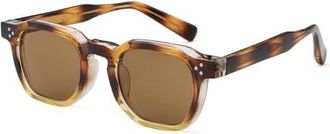 Generic Lunettes De Soleil UV400 Tendance For Hommes, Id&eacute;ales For La Conduite En Ext&eacute;rieur Et Les Photos De Soir&eacute;e For Femmes.(Brown)