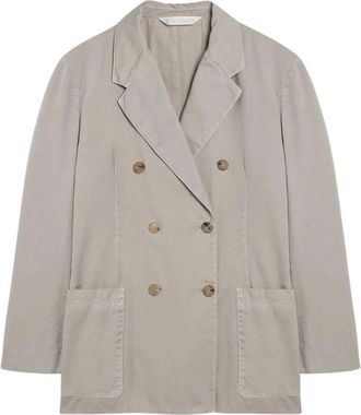 Palm Angels Blazer Double-Boutonn&eacute; - Femme - Vestes - Beige - Taille: 36 FR