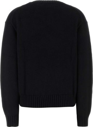 Polo Ralph Lauren Bear Graphic Cotton Sweater - Black