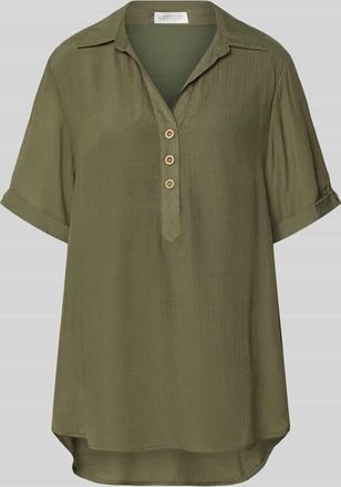 Apricot Relaxed Fit Bluse aus Viskose-Mix mit Umlegekragen