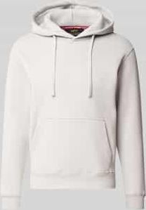 Alpha Industries Relaxed Fit Hoodie aus Baumwoll-Mix mit Label-Detail